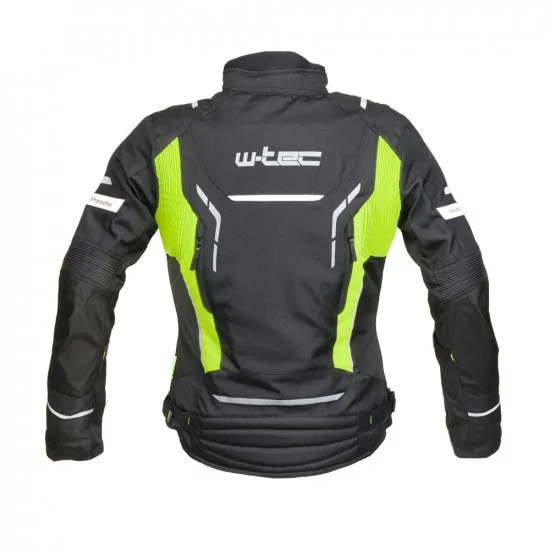 Geaca moto pentru femei W-TEC Brandon, Negru/Verde | YAKOSPORT.RO