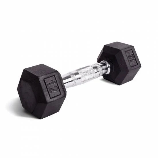 Gantera Hexagonala inSPORTline 12 kg Hexsteel | YAKOSPORT.RO